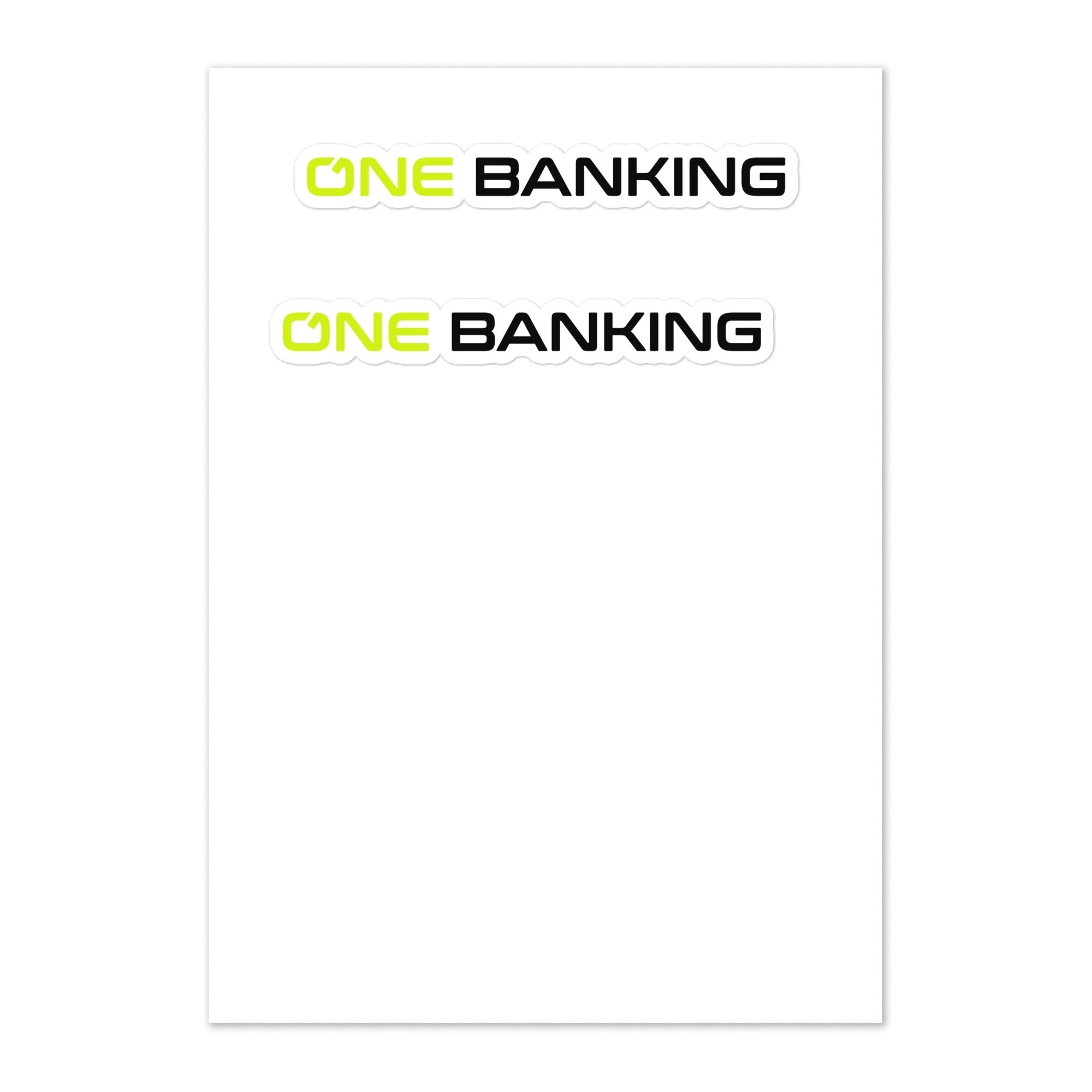 Sticker sheet – oneBanking Store