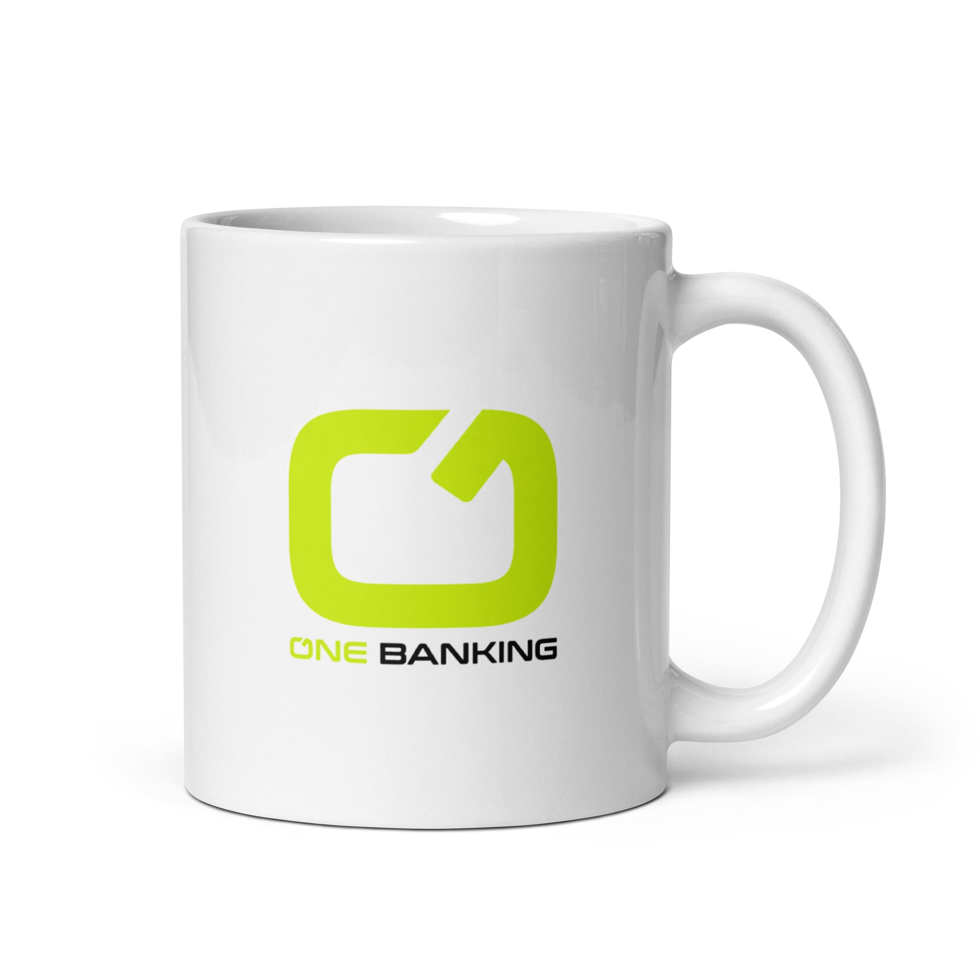 WHITE GLOSSY MUG – oneBanking Store